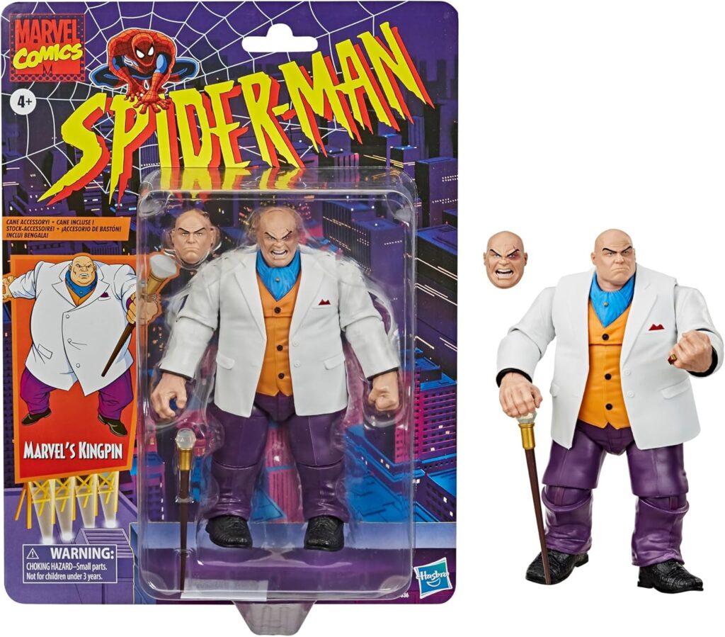 Spider-Man Marvel Legends Series 6-Inch Kingpin Action Figure - Rebel ...