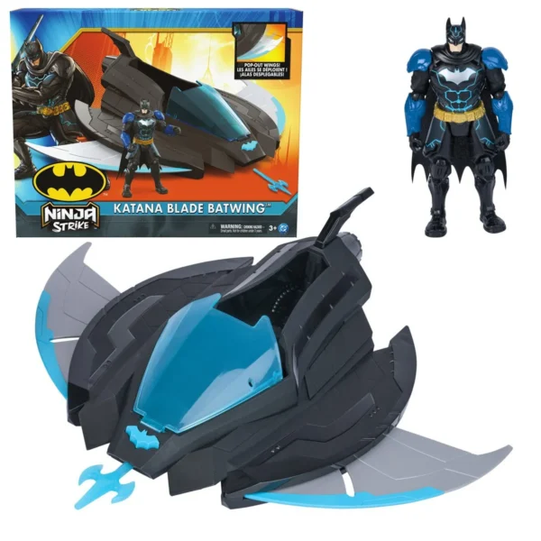 Batman Ninja Katana Blade Batwing Vehicle and Figure Set - Rebel City Toys